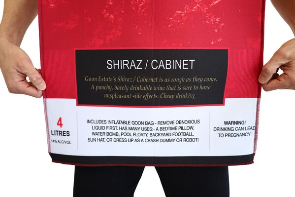 Adult Aussie Wine Cask Goon Bag Costume One Size | Shop 10,000+ Party ...