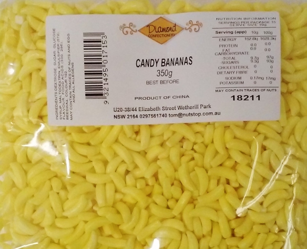 Candy Bananas - Party Lollies - Shindigs.com.au