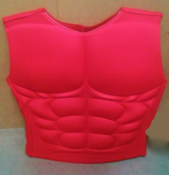 Red Muscle Vest - Superhero Costumes - Shindigs.com.au