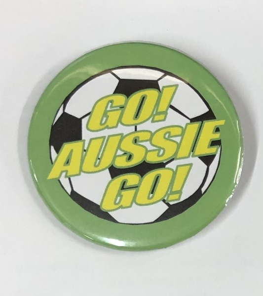 Party Badge - Australian Go Aussie Go Pk1