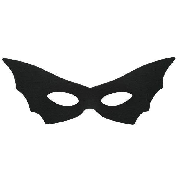 Black Bat Eye Mask - Costume Masks - Shindigs.com.au