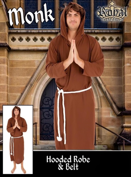 Adult Monk Costume (X Large) Pk 1 | Shop 10,000+ Party Products ...