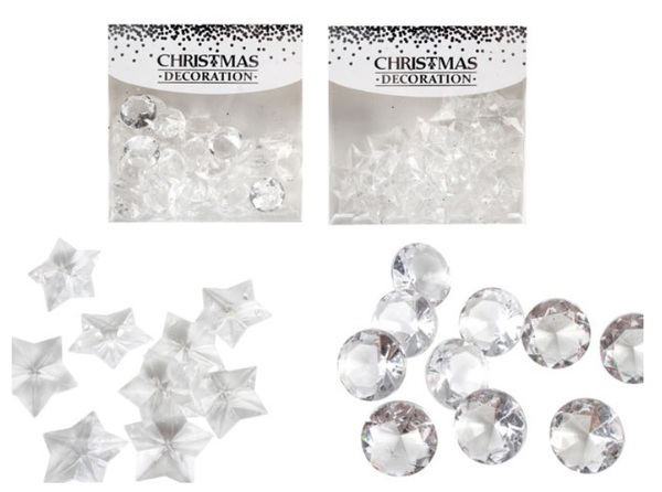 Acrylic Diamond Or Star Table Scatters in Box (Pk 2) | Shop 10,000 ...
