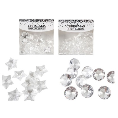 Acrylic Diamond Or Star Table Scatters in Box (Pk 2) | Shop 10,000 ...